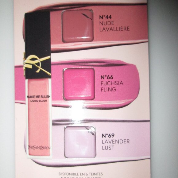 Yves Saint Laurent | Makeup | Yves Saint Laurent Blush Sample Card 3 ...
